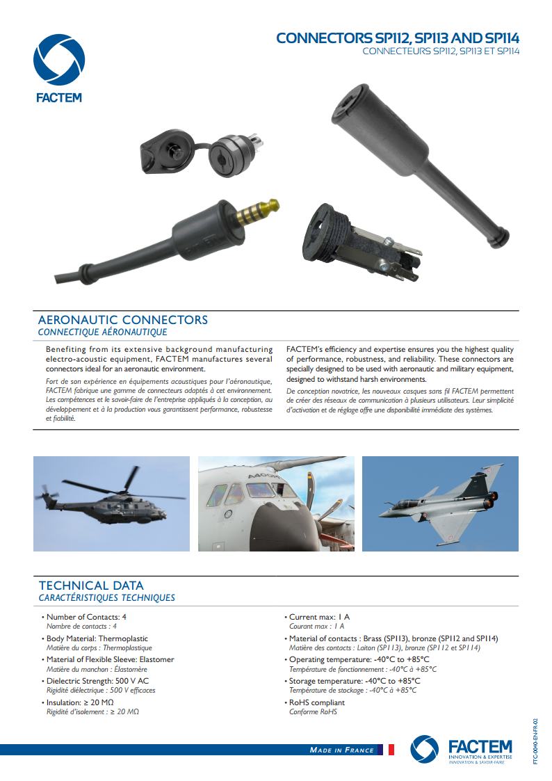 SP113航空连接器 - 西安军与军电子科技有限公司